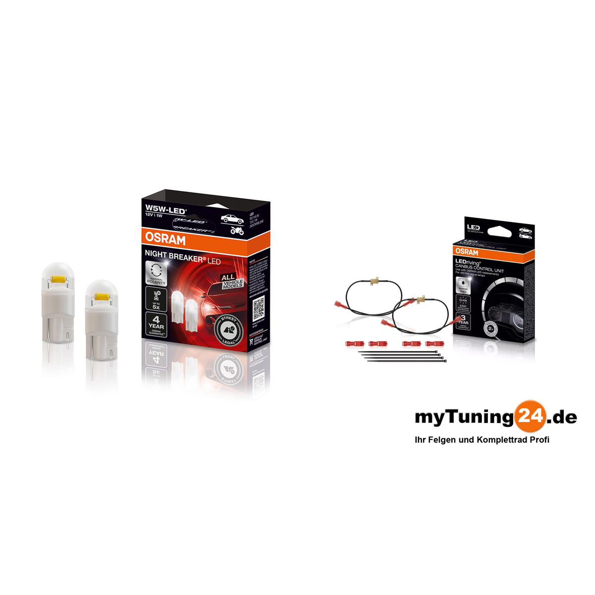 myTuning24 Onlinehandel - Osram Night Breaker W5W LED Positionslicht ...